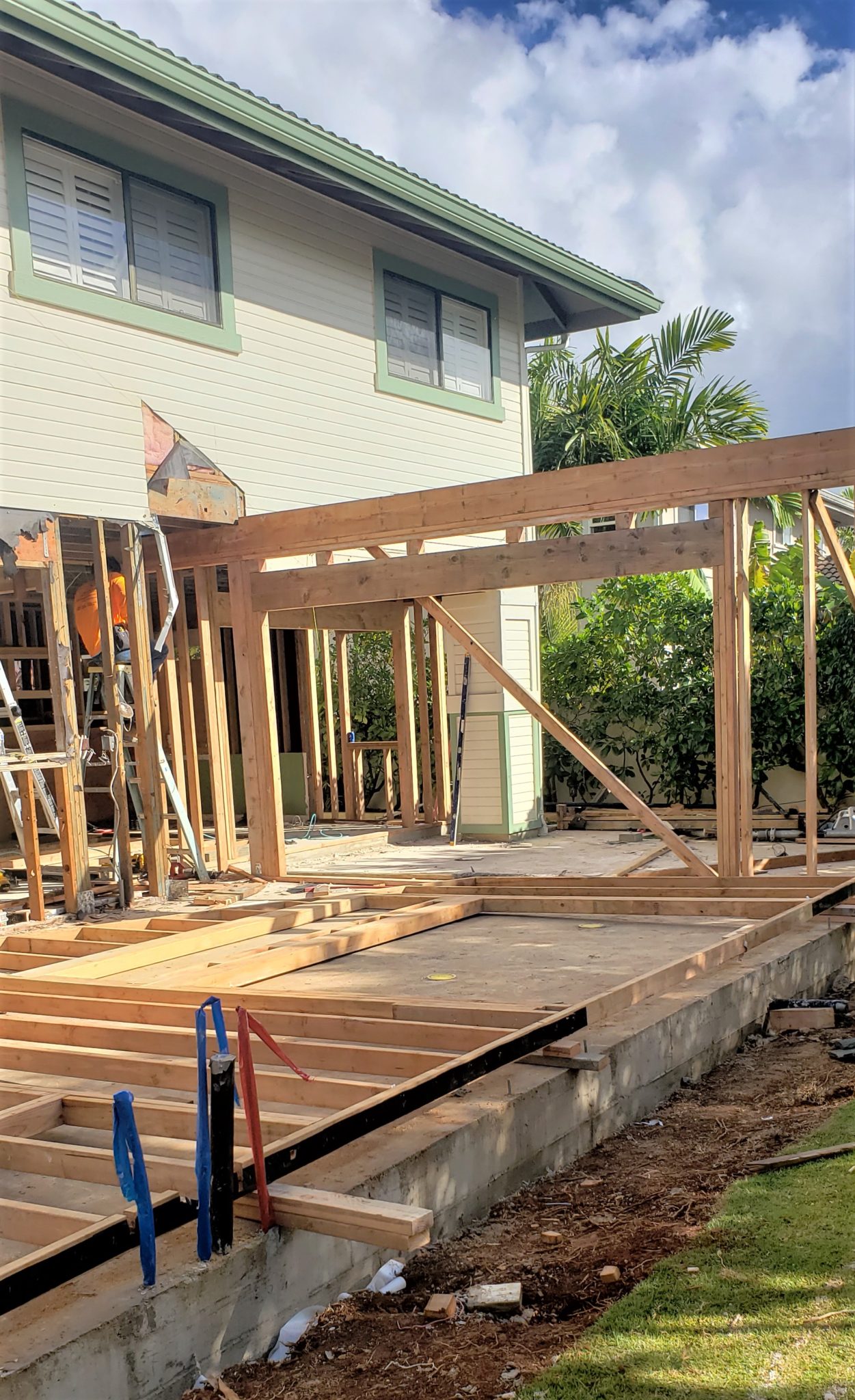 Voss Foundation Frame - Open Concept Designs Hawaii
